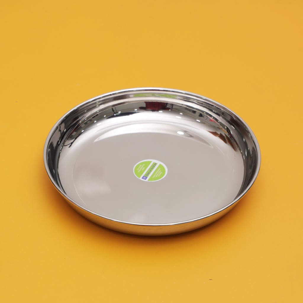 Royalford 21 CM Stainless Steel Rice Plate- RF11467| Unbreakable Plate ...