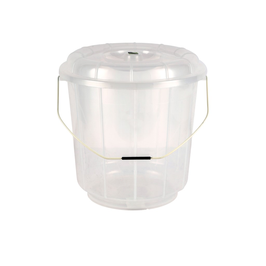 Royalford 13 L Transparent Plastic Bucket With Lid- RF11722| Multi ...