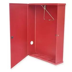 FIS Colored PP Rigid Box File with Maroon Colored Plastic Sides, 210 x ...