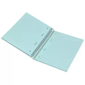 FIS Spiral Hard Cover Color Notebook, Single Ruled, 100 Sheets, Blue ...